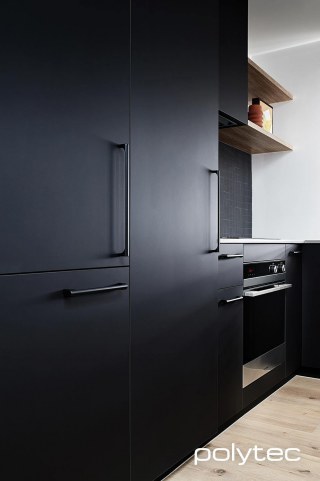 Black Woodmatt | Polytec Colours | ICAD Joinery